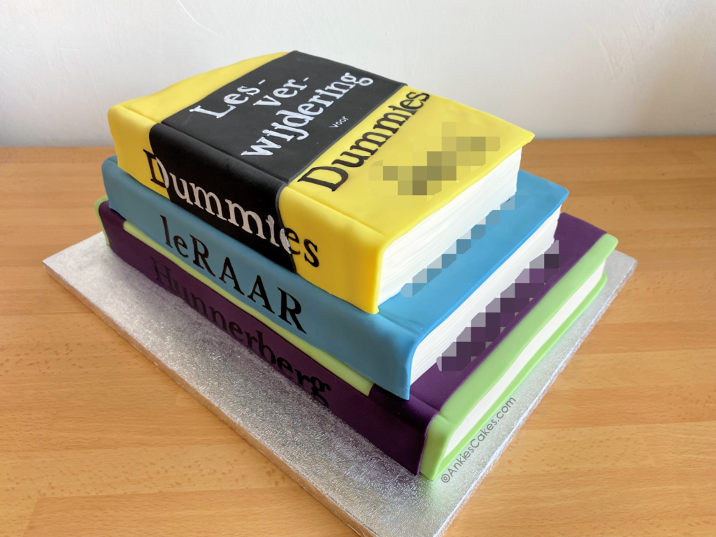 Stack of Books Cake – Ankie's Cakes